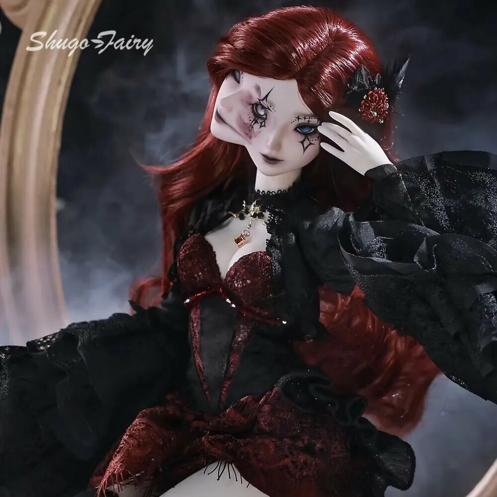 Кукла ShugaFairy1/4 BJD, модель тела из смолы для девочек, Готический хоррор, полный комплект с двуликими головными куклами