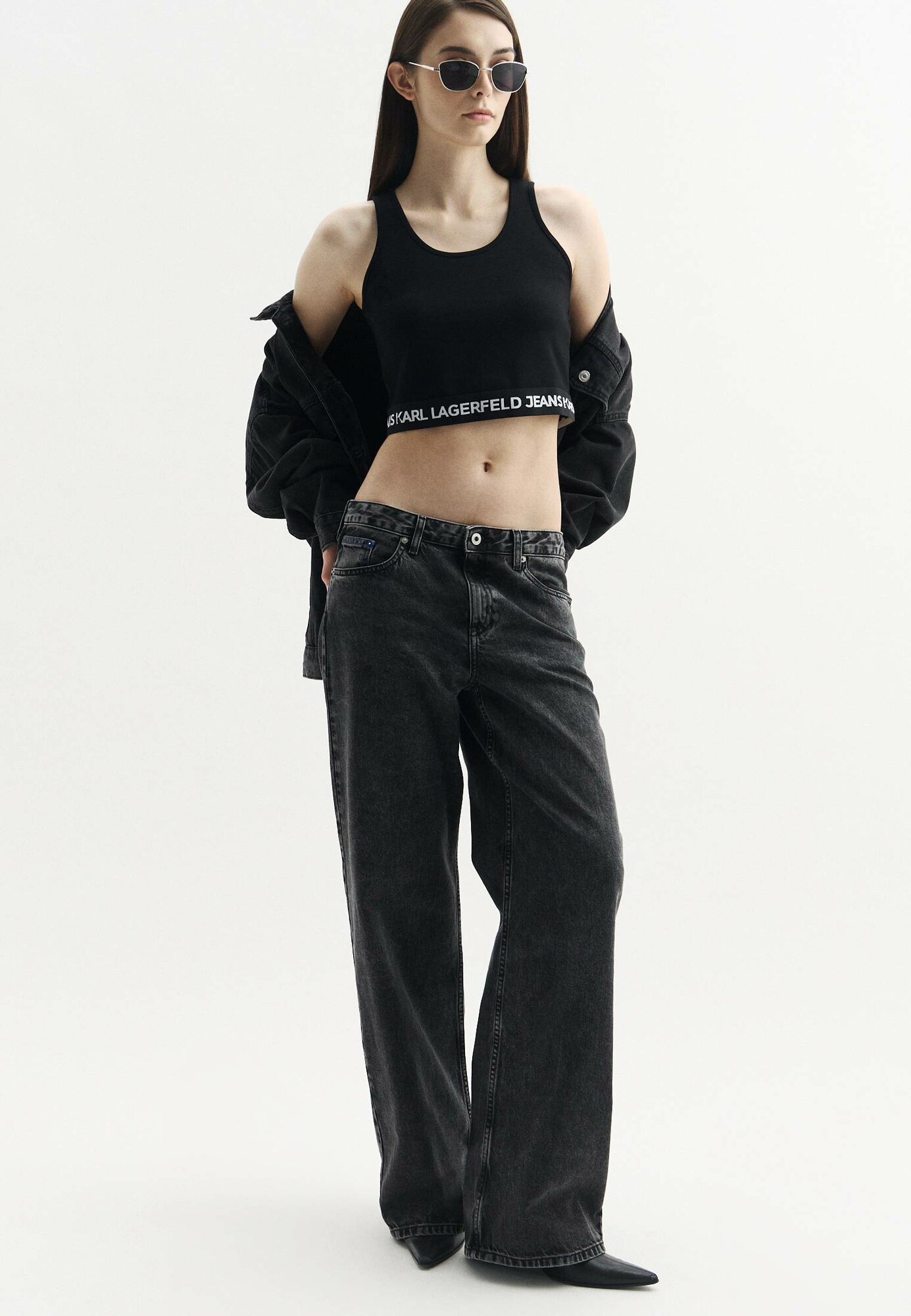 Футболка KARL LAGERFELD JEANS, 1 шт., размер M, черный — фото 1