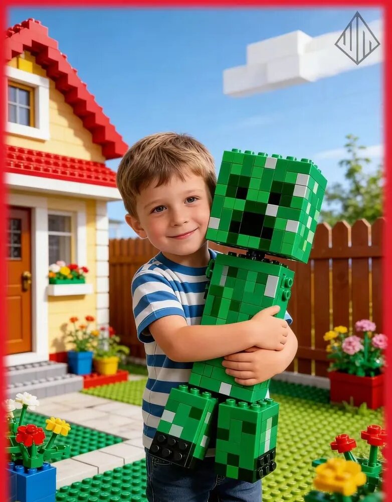 Конструктор Minecraft 21276 Фигурка Крипера, 665 элементов, для детей 6+