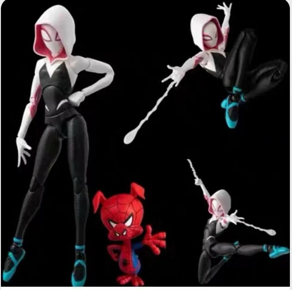 Модель Человека-паука, Гвен стейси, 34 шт, Подвижные кукольные украшения, Женщина-паук из параллельной Вселенной