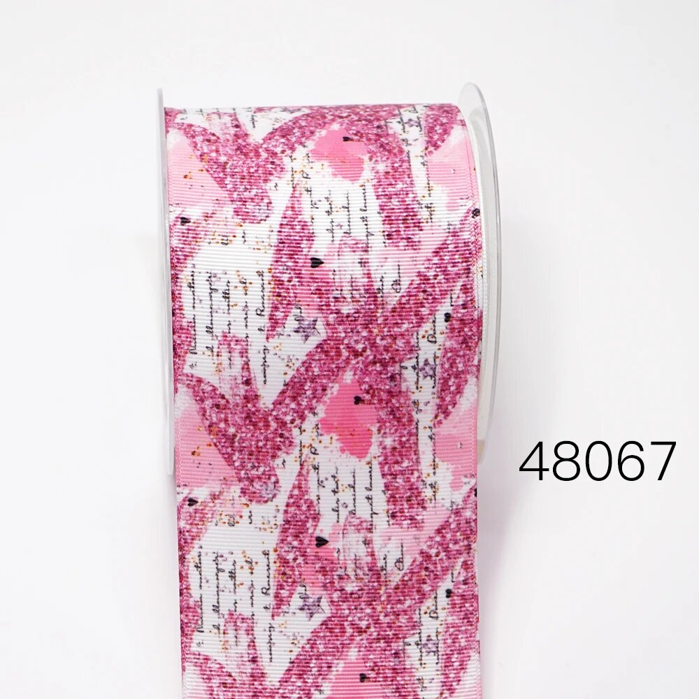 Полиэстерная лента Top Ribbon в полоску 5 ярдов 48067, 38 mm grosgrain