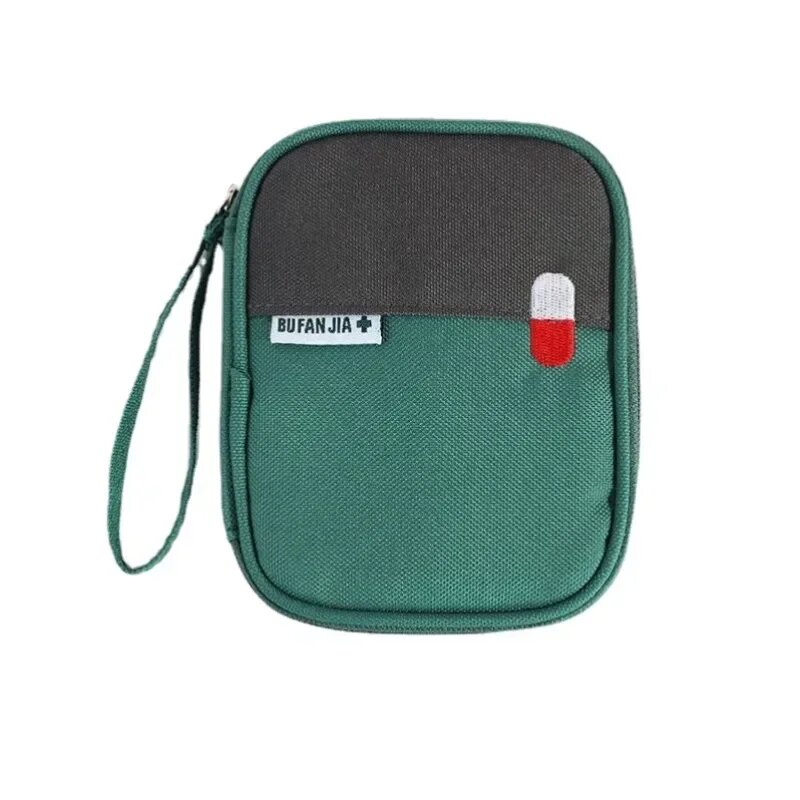 Портативная водонепроницаемая аптечка для первой помощи green