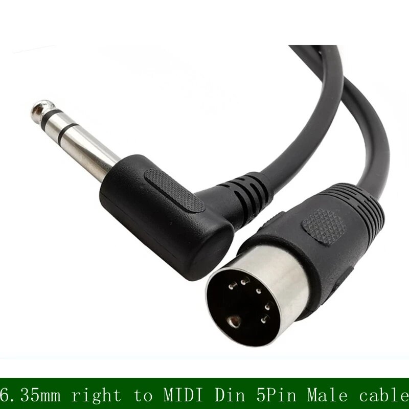 6.35 мм - MIDI DIN 5Pin кабель, 1.5 м