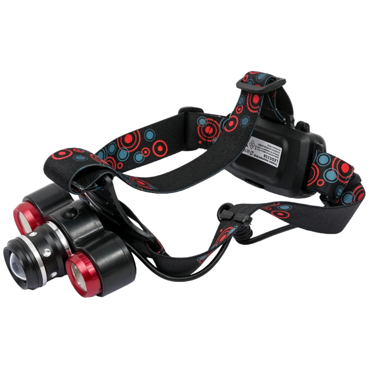 Фонарь налобный светодиодный (15032) LED5338 черный