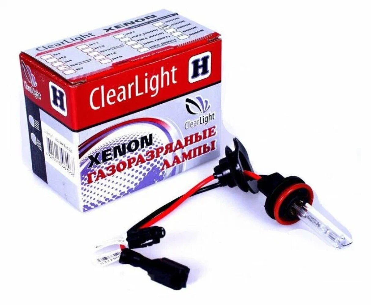 Лампа автомобильная ксеноновая Clearlight - H3 - 5000K (1 шт.)