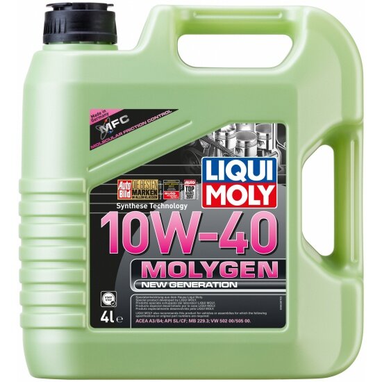 Моторное масло Liqui Moly Molygen New Generation 10W-40 НС-синтетическое 4 л