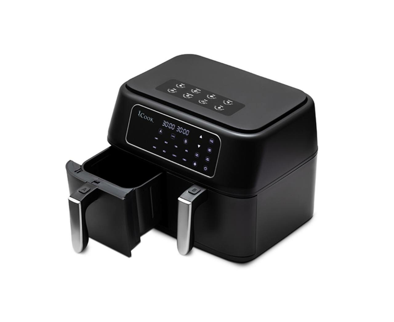 Кухонная посуда icook аэрогриль с двумя чашами