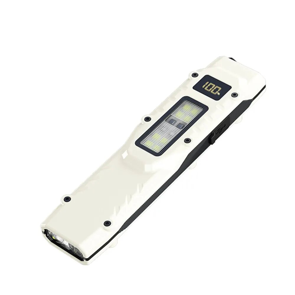 Фонарь-прожектор, ручной фонарь, 90г, 13.2×3.1×2.1см, встроенный аккумулятор, USB-зарядка, IP67
