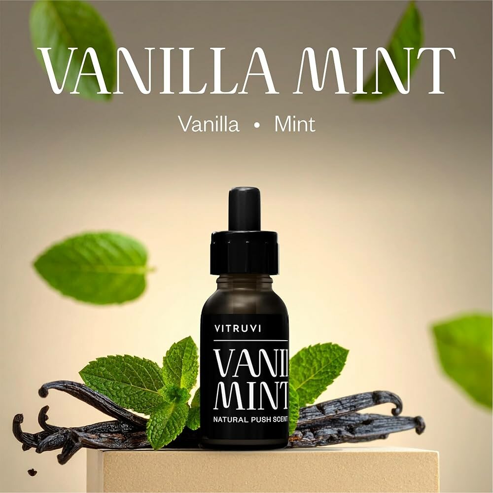 Vitruvi Сменный блок с ароматом ванили и мяты Vanilla Mint Push Scent Refill 15мл