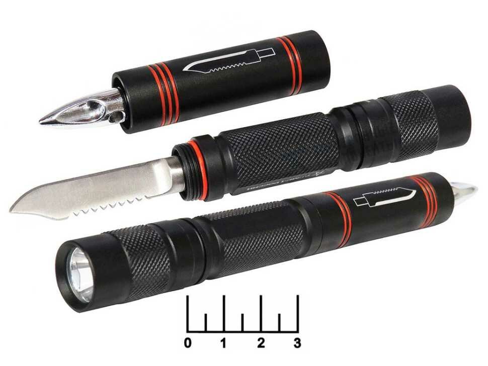 Фонарь 1*AA 1 светодиод Эра MB-603 нож (Армия России)