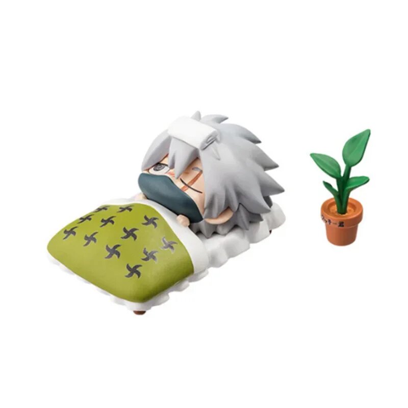 Фигурка Саске в кровати, Bandai, Серый, NO.9