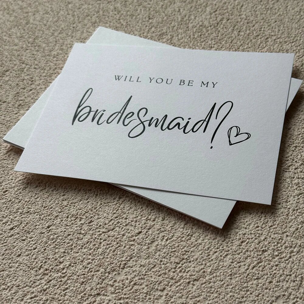 Открытки "Будешь ли ты моей подружкой невесты", 6 шт, NIEWSPECIAL design 1