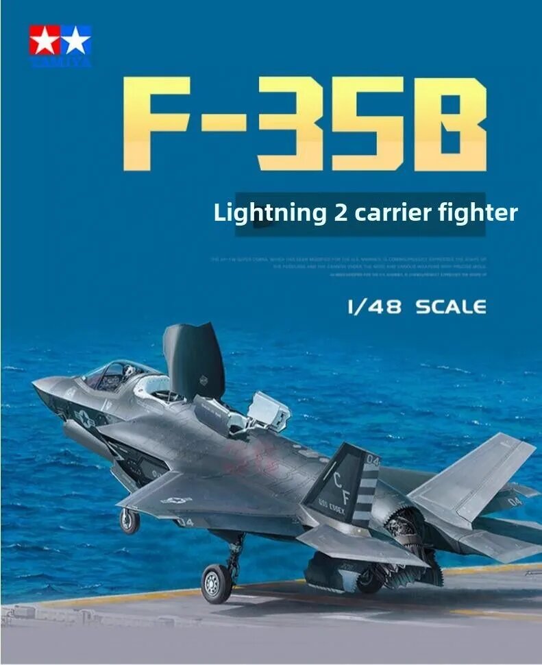 Сборная модель TAMIYA TA61125 1/48 Lockheed Martin F-35B Lightning II carrier fighter, пластик