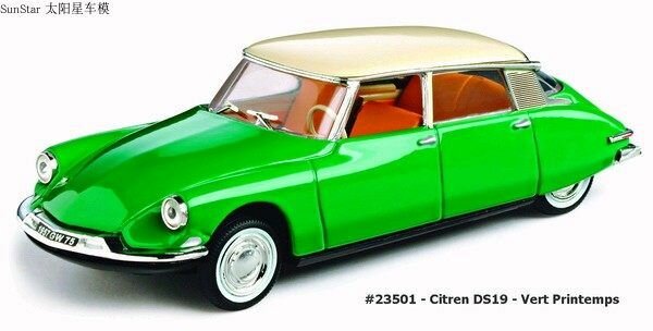 Vitesse Sunstar Модели автомобилей из литого под давлением сплава в масштабе 1:43 Citro n DS19, DS21, 2CV, 7CV