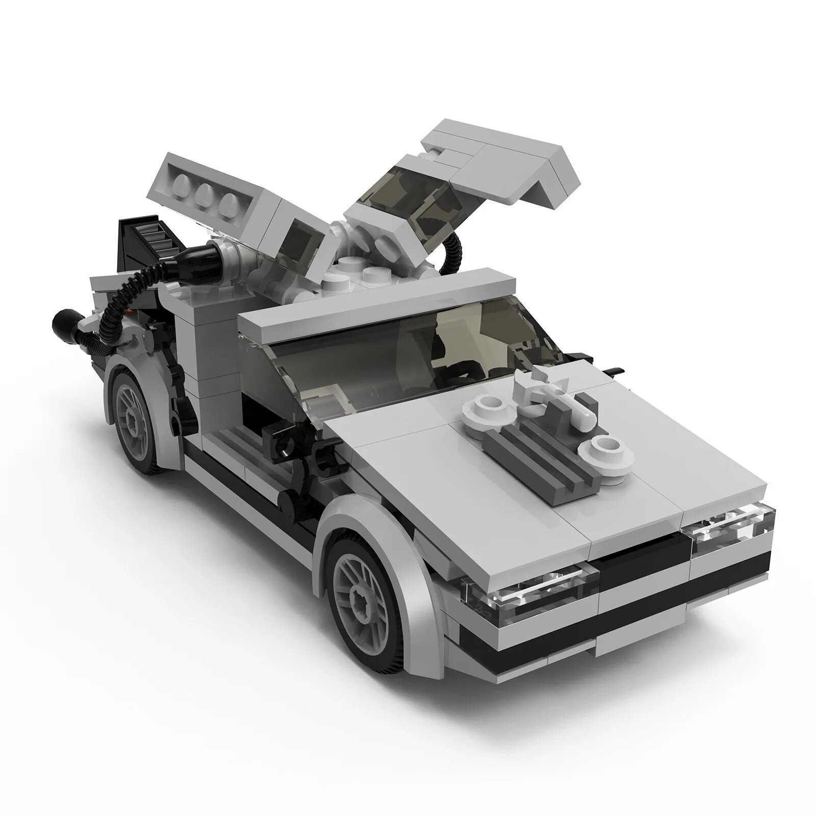 Развивающая игрушка для сборки Back to the Future 3.0 BL07106 MOC-модель автомобиля