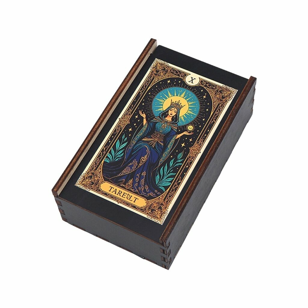 Банка для хранения карт Таро Футляр для карт-органайзеров Таро Пустой ящик для хранения игровых карт