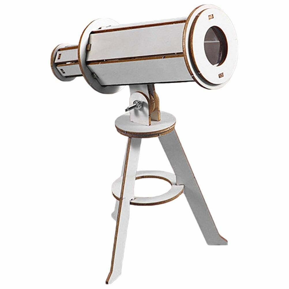 Набор деревянных деталей для создания телескопа, детская образовательная игрушка для декора