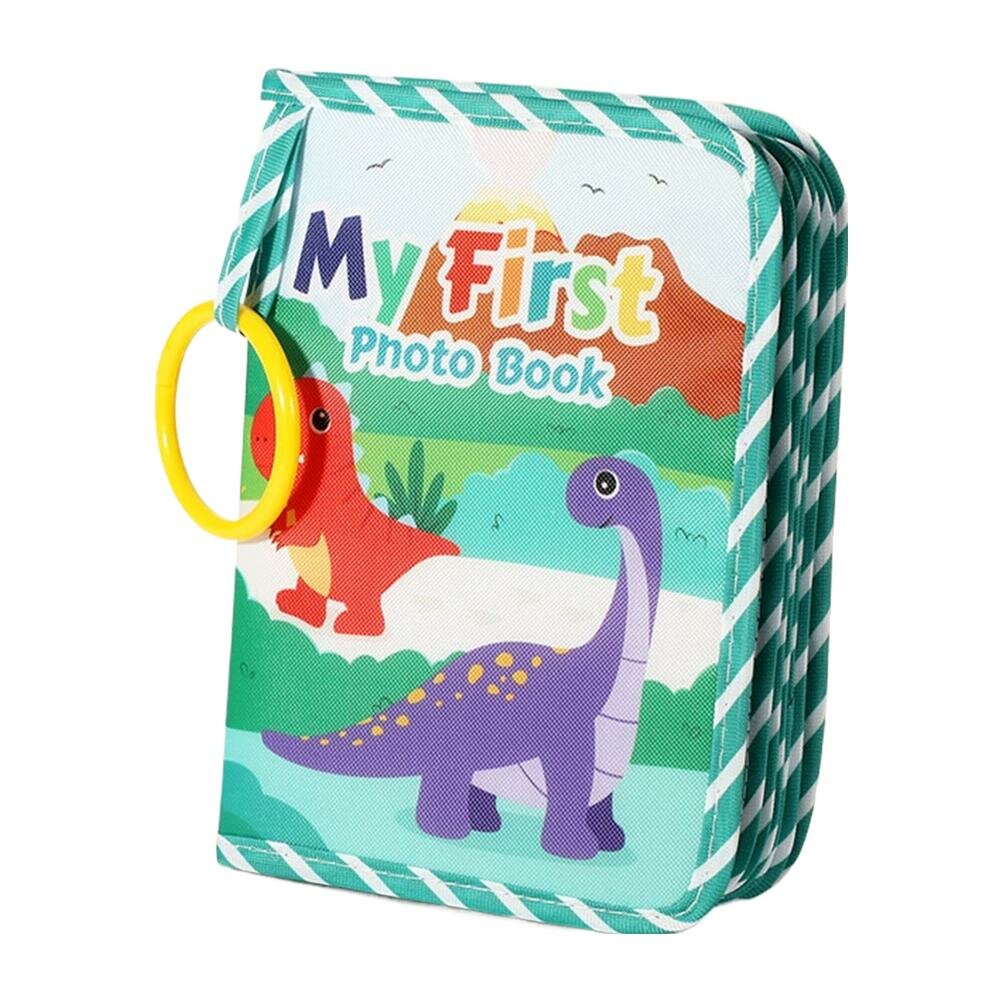 Детский фотоальбом для фотографий, «Моя первая семейная фотокнига из мягкой ткани», альбом для воспоминаний о малыше, альбом для семейных фотографий первого года жизни новорожденного.