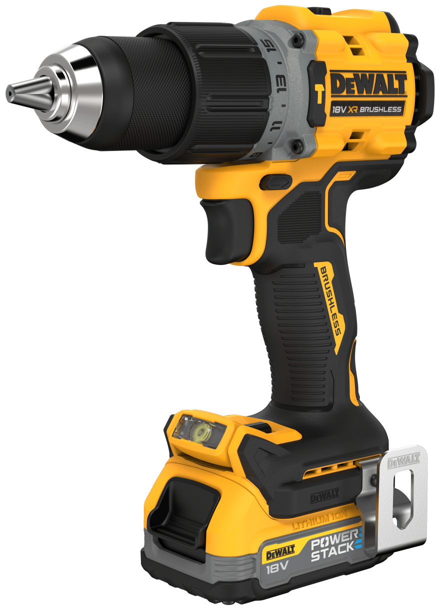 Аккумуляторная ударная дрель-шуруповерт PowerStack DEWALT DCD805E2T