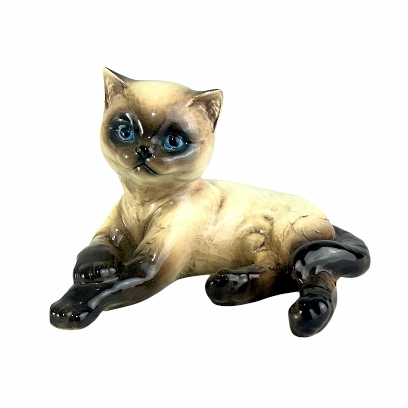 Статуэтка Сиамская кошка, котенок Goebel, Гобель, винтаж. Германия