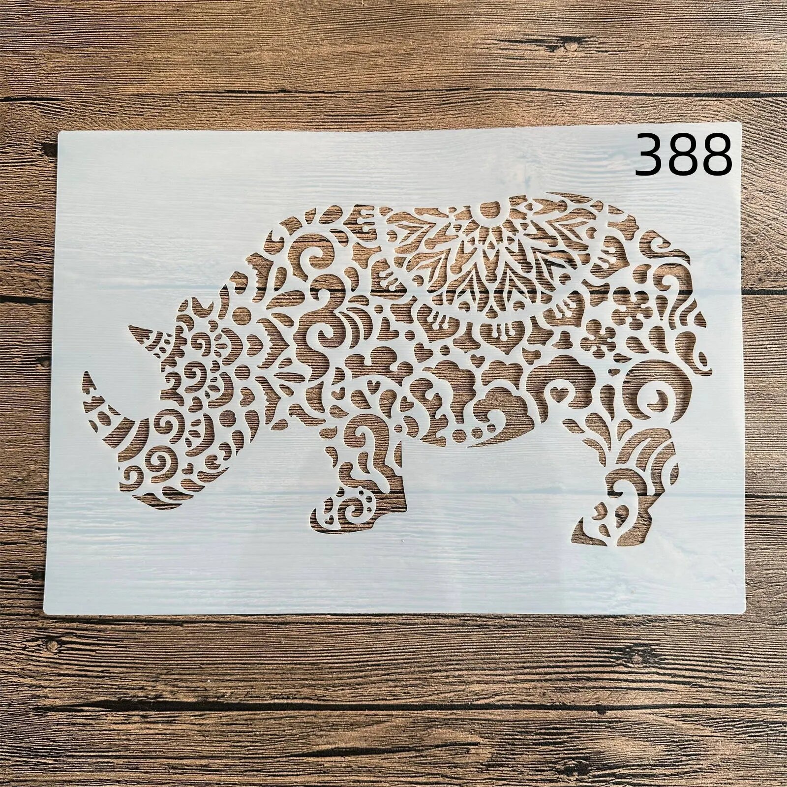 Трафарет для рисования Rhino, цвет 388