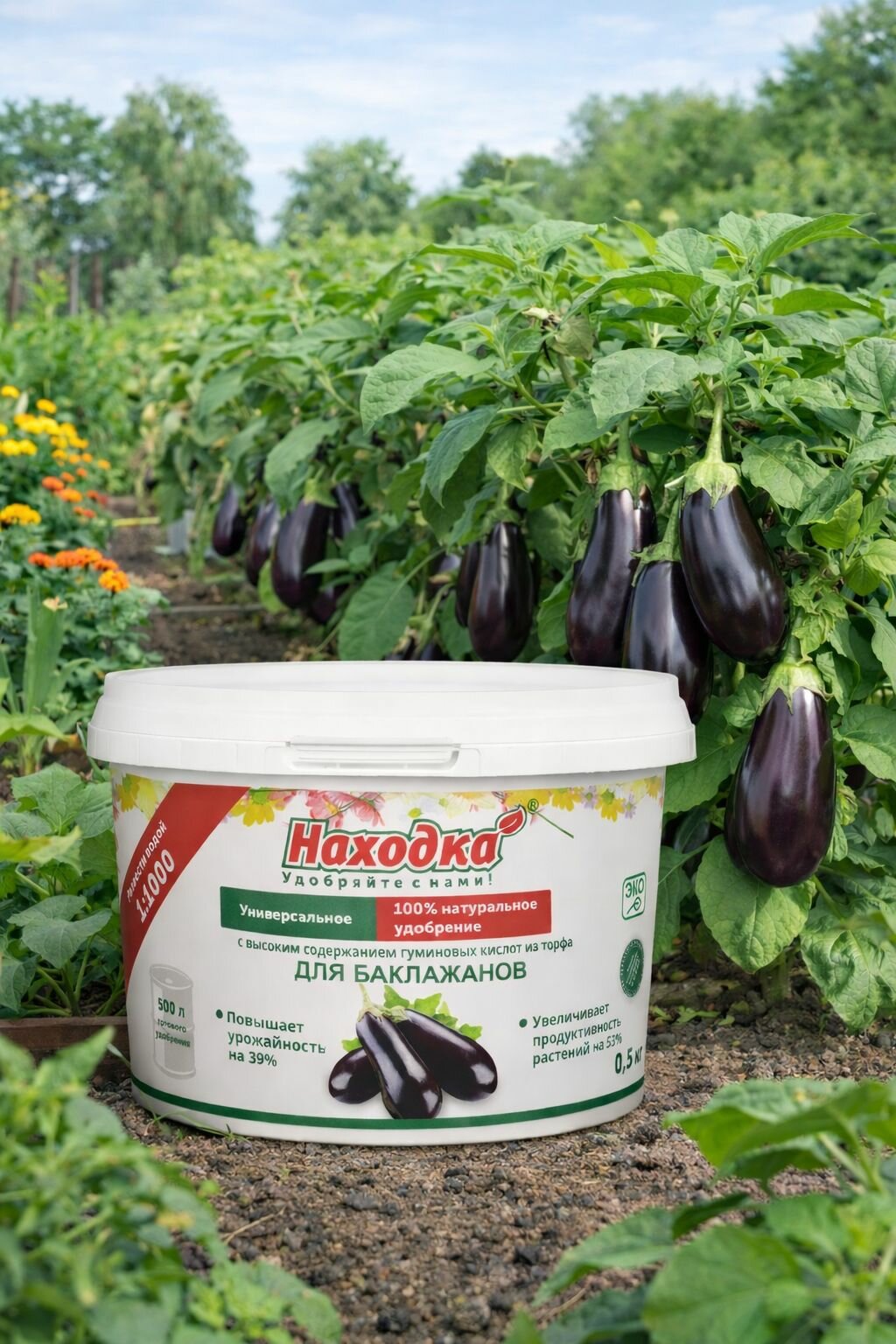 Удобрение для баклажанов. Концентрат для рассады баклажан перцев и овощей на 500л