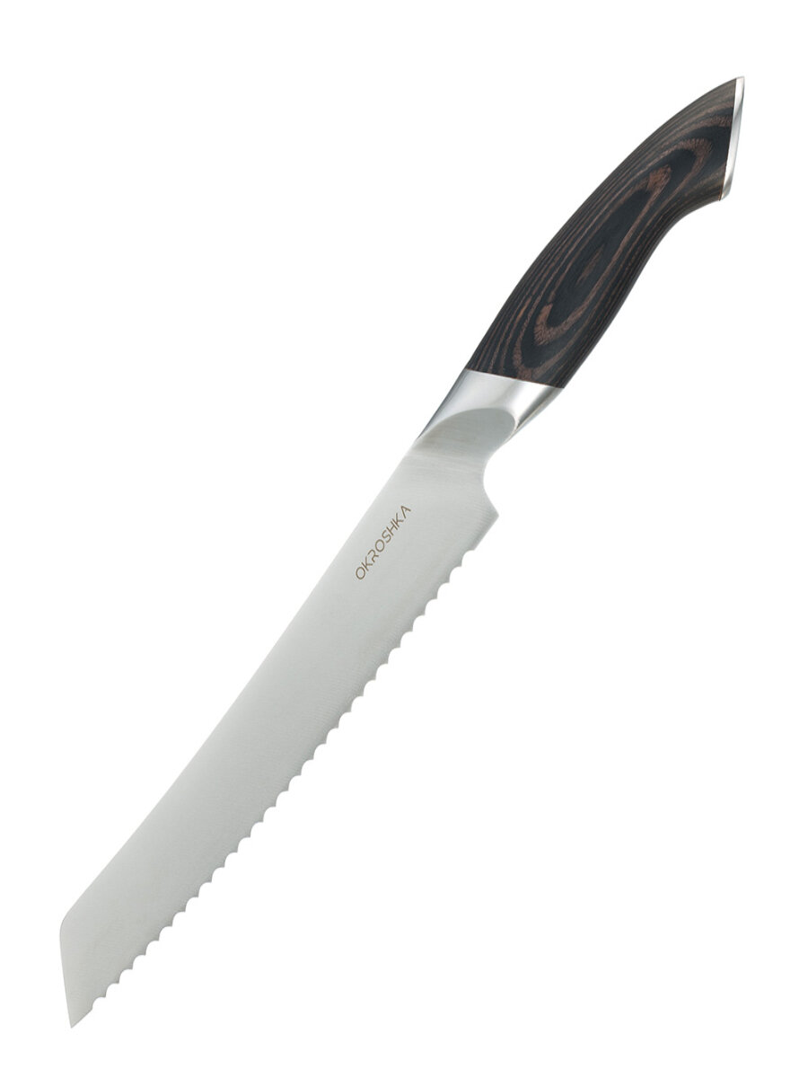 Нож хлебный Truffle 20,6 см OK120PW-BR