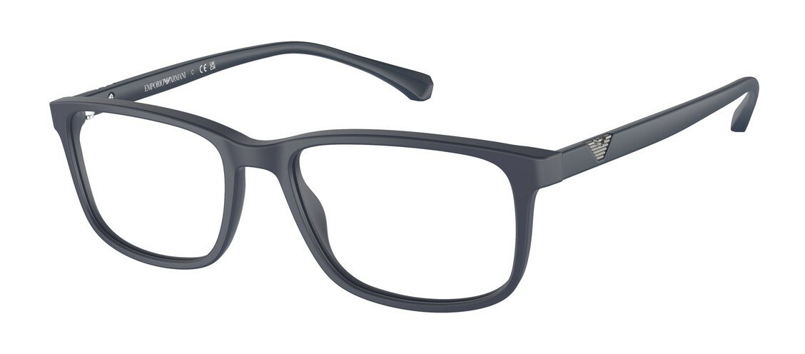 Оправа Emporio Armani EA3098 5088, прямоугольная, для мужчин и женщин, синяя, с салфеткой и футляром