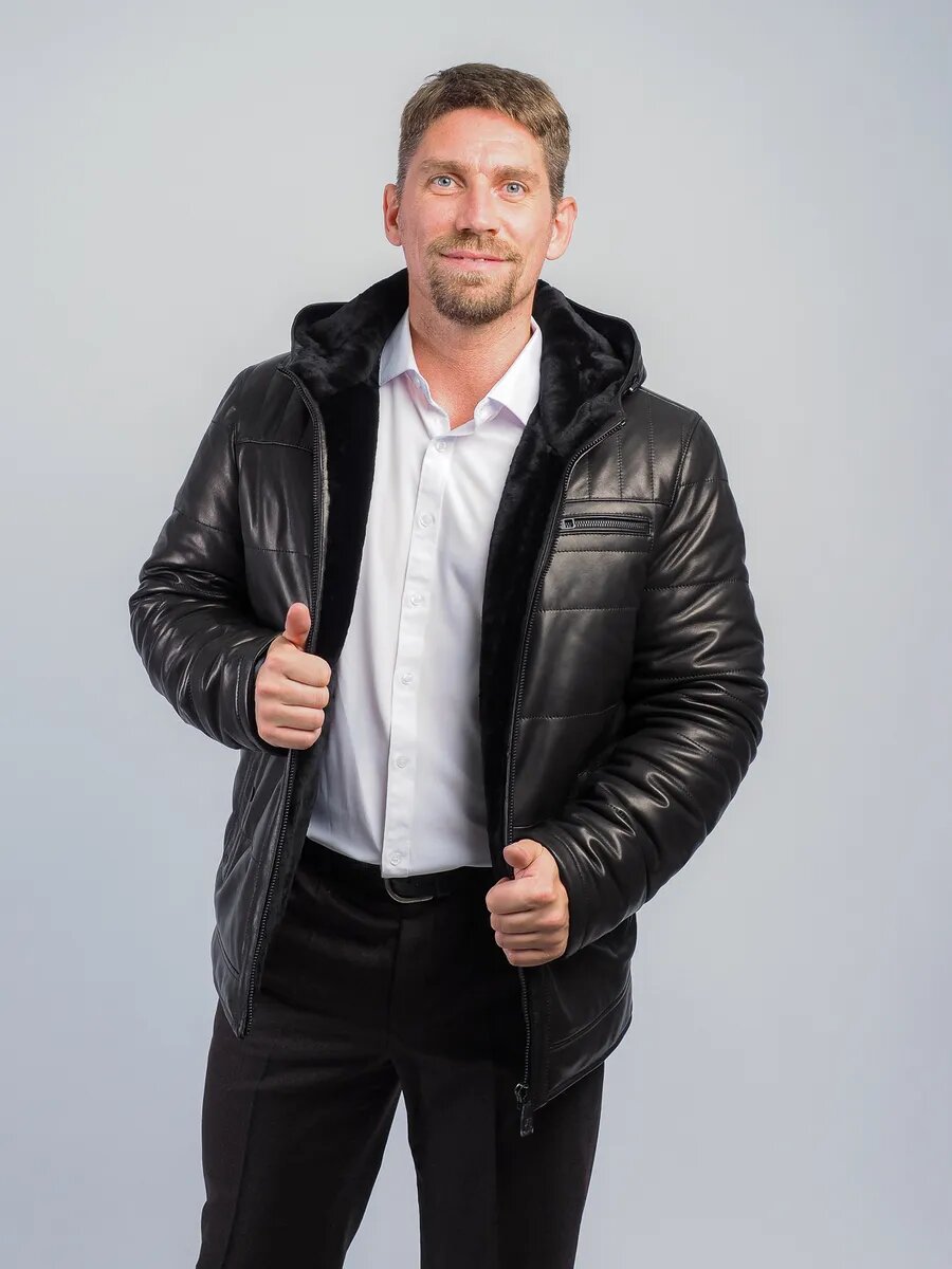 Куртка кожаная