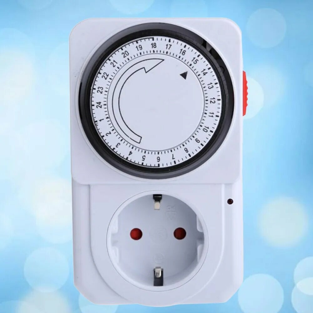 Электрический Таймер, Механический, Для Защиты И Автоматизации Домашних Приборов, 1 Штука