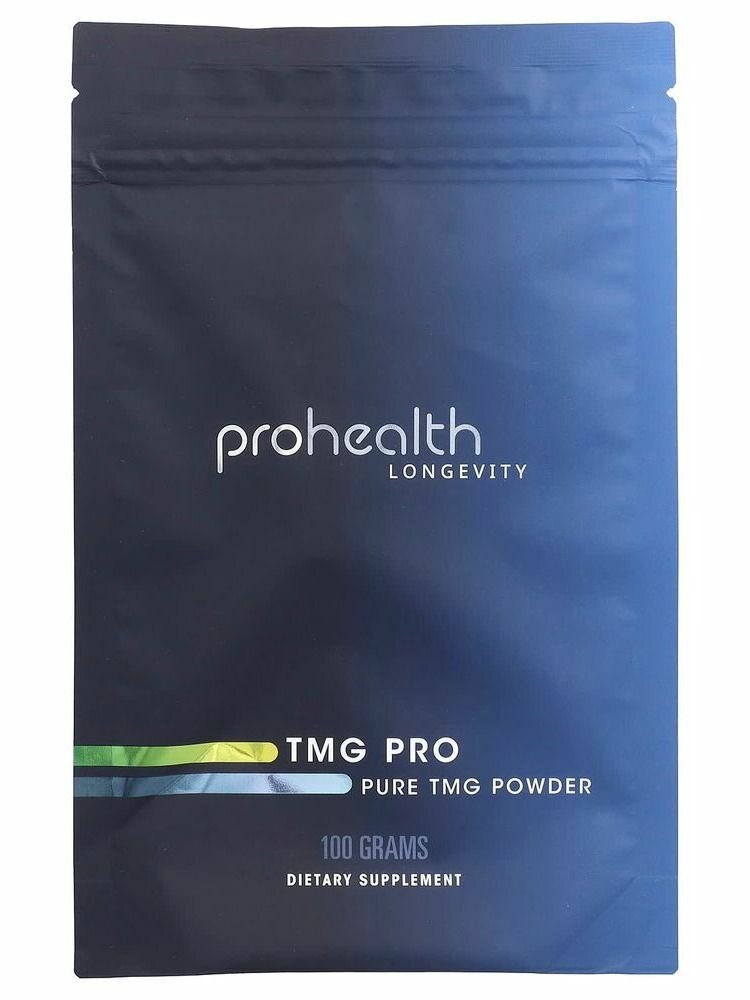 TMG Pro, чистый порошок TMG, 100 г, ProHealth Longevity