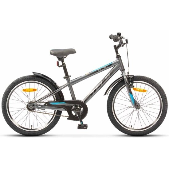Stels Детский велосипед 20" Turbo 200 VC Z010 (рама 11) Серый 2025 (М)