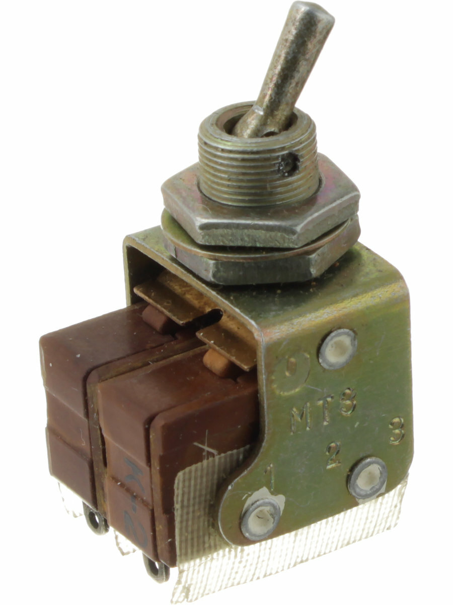 Тумблер МТ-3 4А, 220В, 2 положения