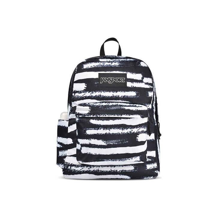 Сумка JanSport, фактура стеганая, черно-белый — фото 1