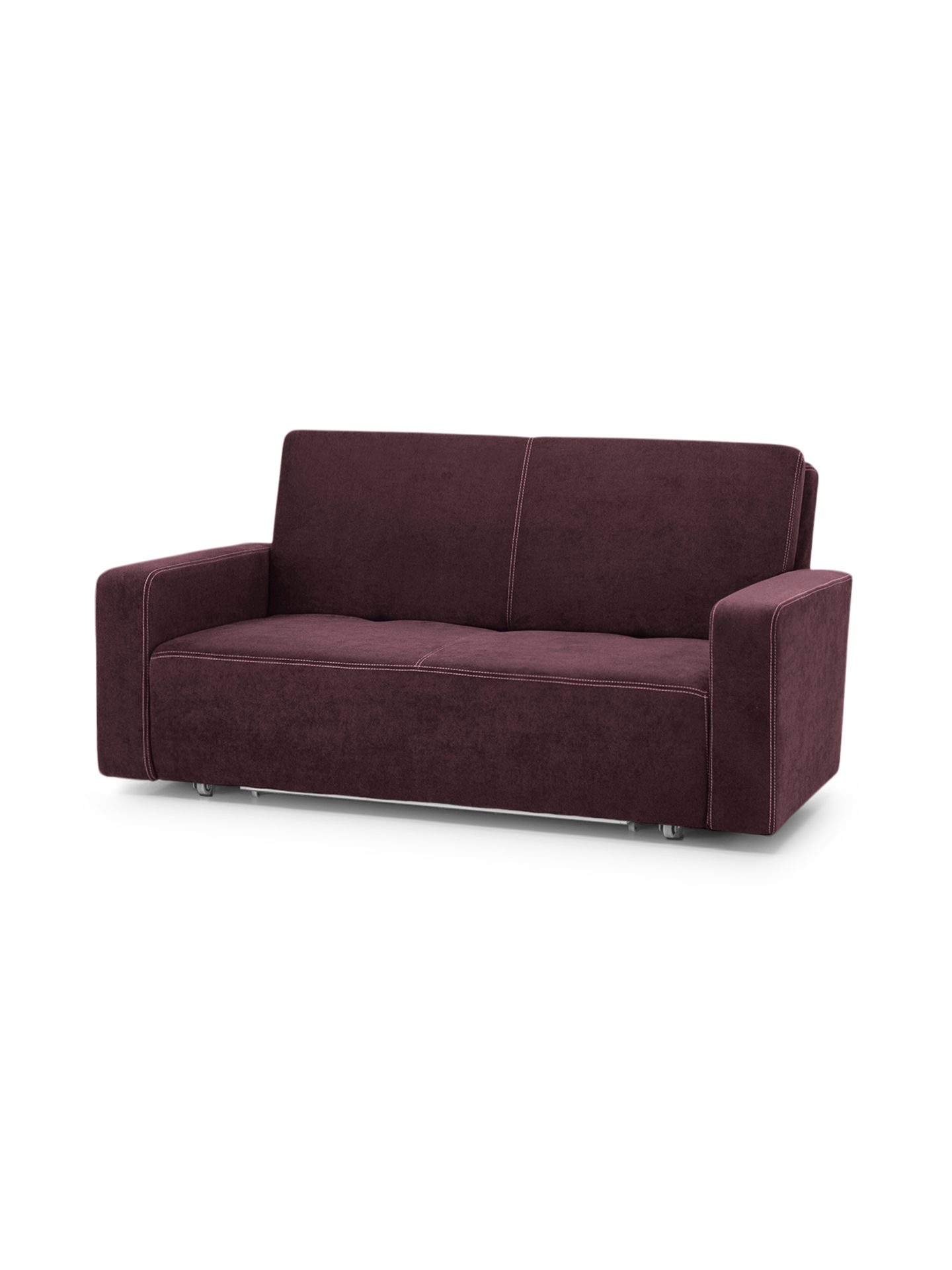 Диван Роин Velutto 15 NEW 187x100x86 см, бордовый Велютто, аккордеон GOODFORM