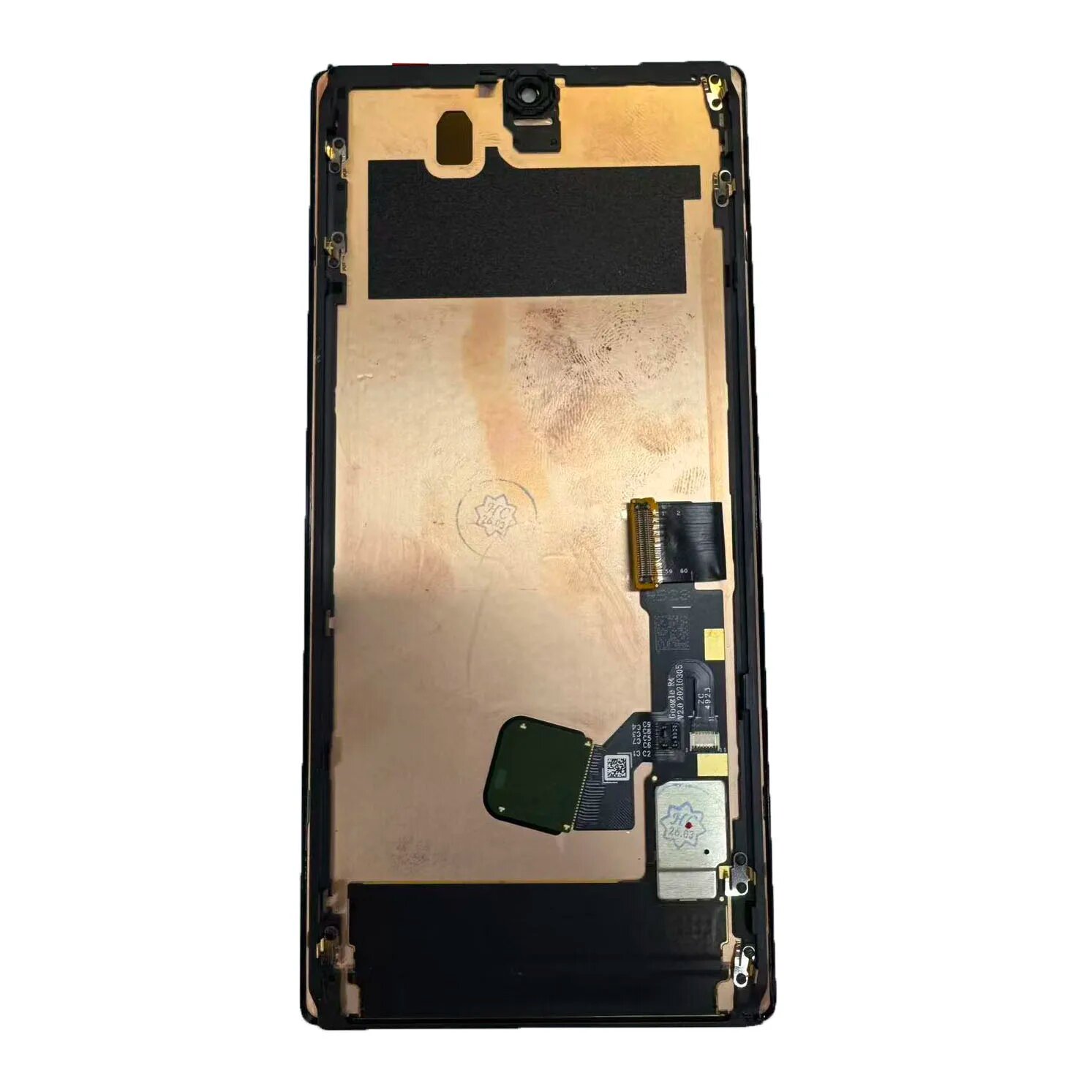 Оригинальный ЖК-дисплей для Google Pixel 6 Pro, ЖК-дисплей с цифровым Black With Frame