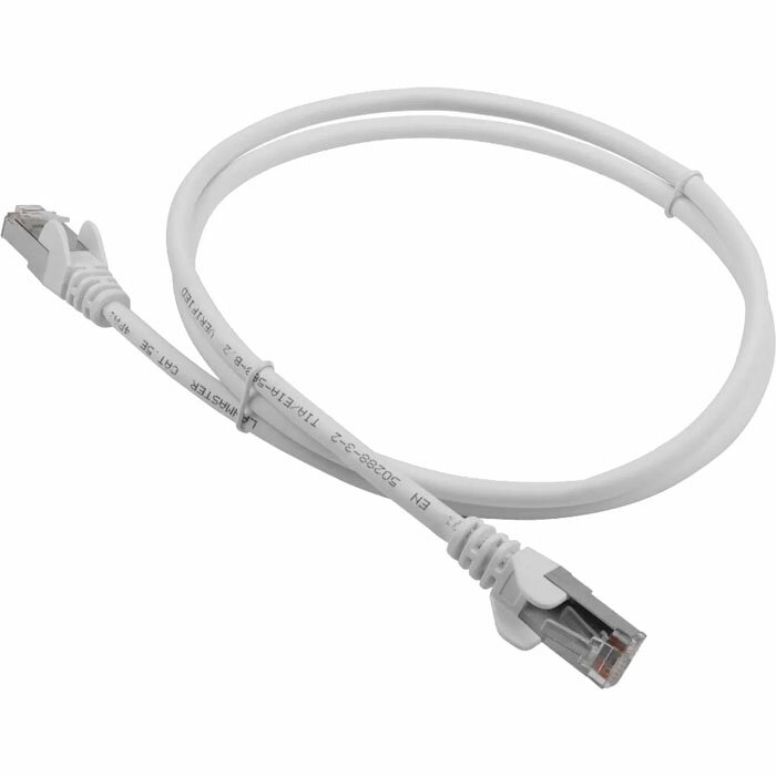 Патч-корд RJ45 0,5м FTP C5e - серый ExeGate FTP-RJ45-RJ45-C5e-0,5M-GY многожильный кабель 7x0.14