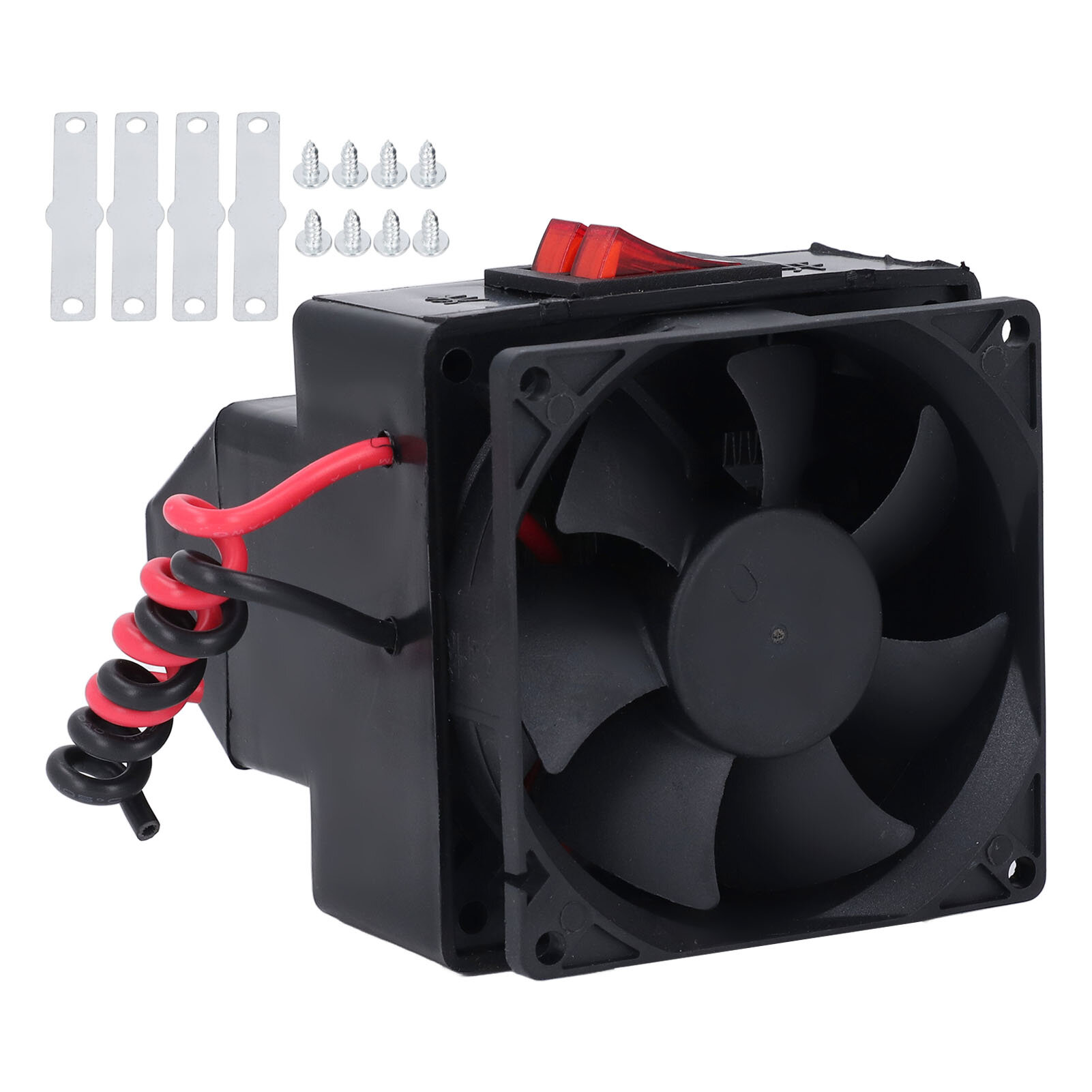 Автомобильный обогреватель лобового стекла DC12V 300W с двойным переключателем и регулировкой температуры, портативный автомобильный обогреватель.