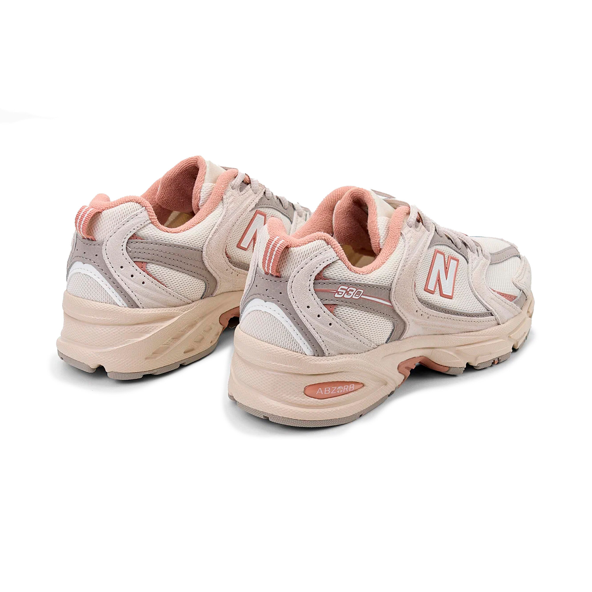 Кроссовки New Balance 530, полнота 6 (RU)/ на среднюю стопу, размер 8, бежевый — фото 1