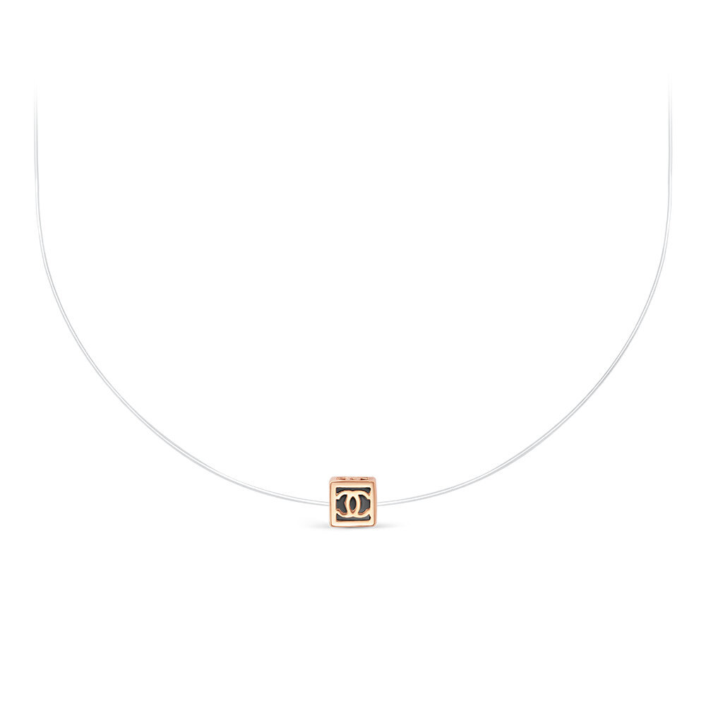 Колье, красное золото, 585 проба, оникс