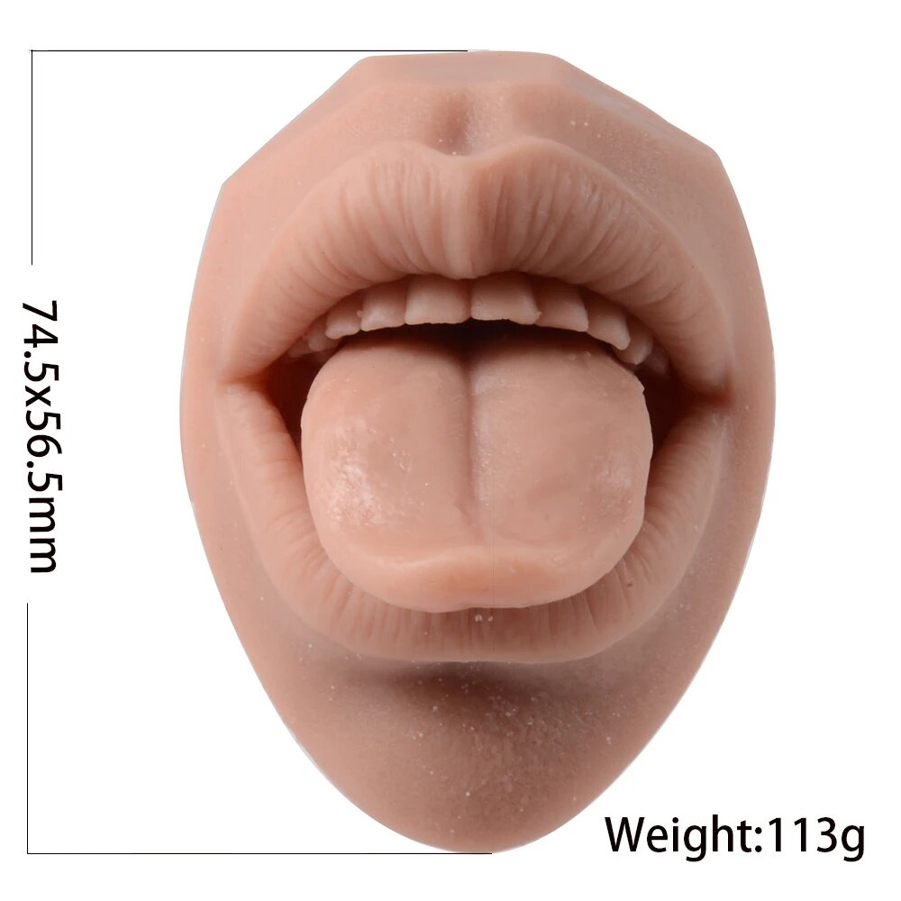 Модель рта из силикона CHUANCI, Flesh — фото 1