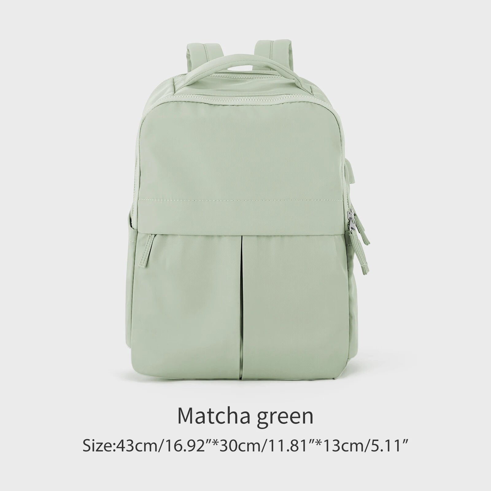 Рюкзак женский Matcha green 43x30x13 см