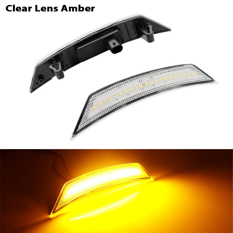 Светодиодные боковые габаритные огни Clear Lens Amber для Chevrolet Trailblazer 2021 2022