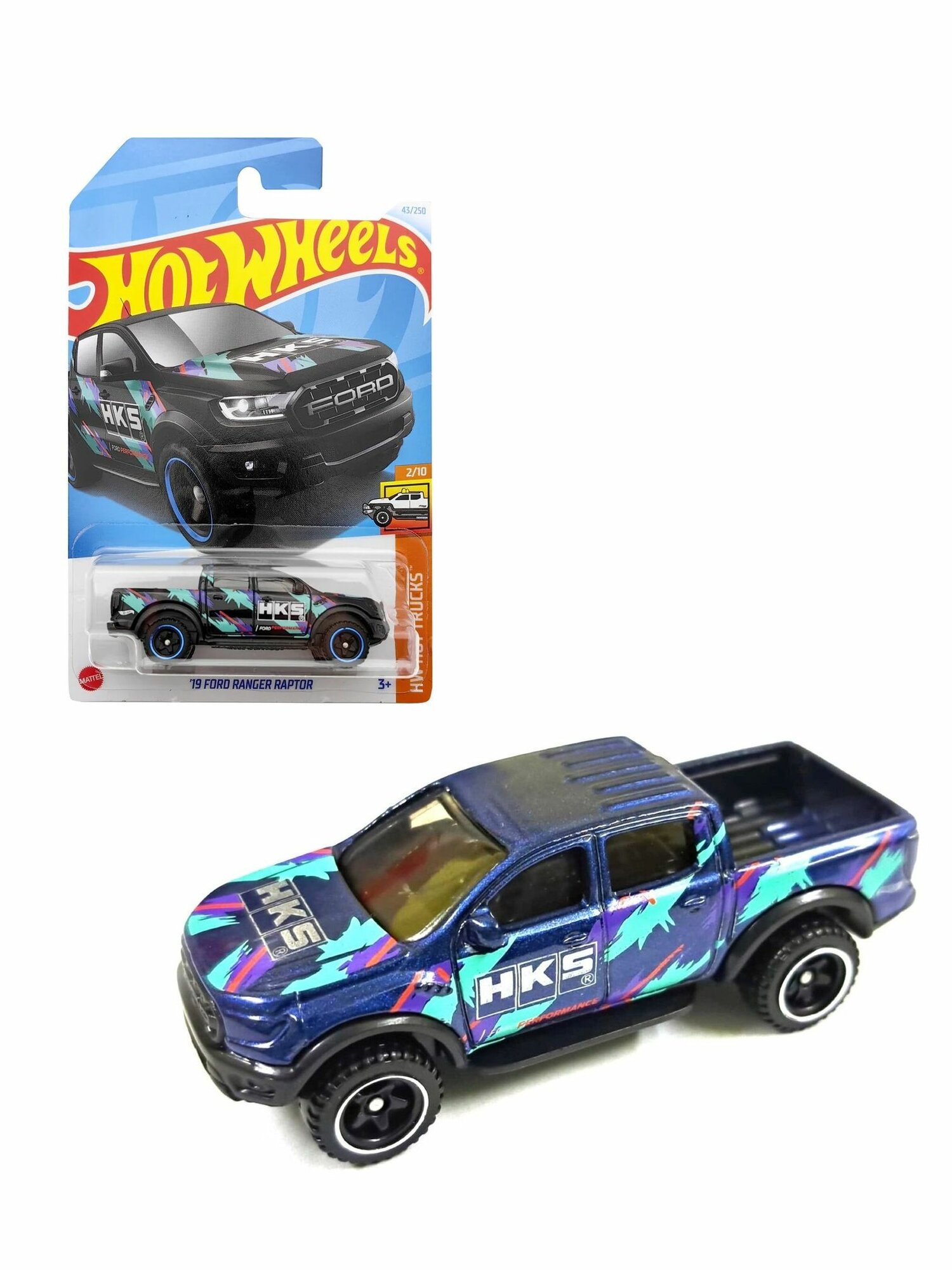 Машинка Hot Wheels HTC29 HW Hot Trucks 2024 19' Ford Ranger Raptor 2/10