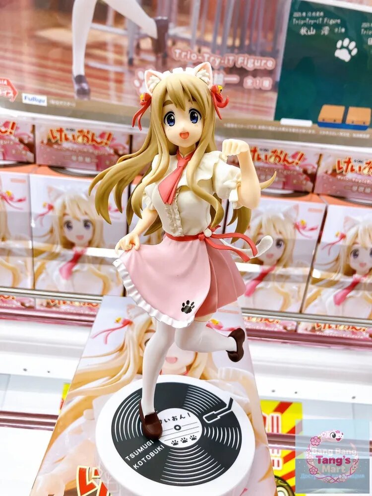 Фигурка Mugi Kotobuki K-ON! FuRyu Trio TryiT Figure 220 мм аниме декор для девочек — фото 1