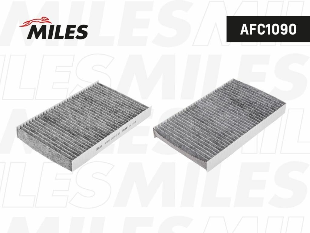 Фильтр салона угольный MILES AFC1090 CITROEN C3/C4/PEUGEOT 307/308 02> угольный