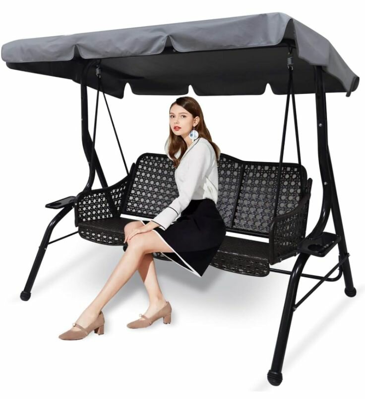 Навес для садовых качелей