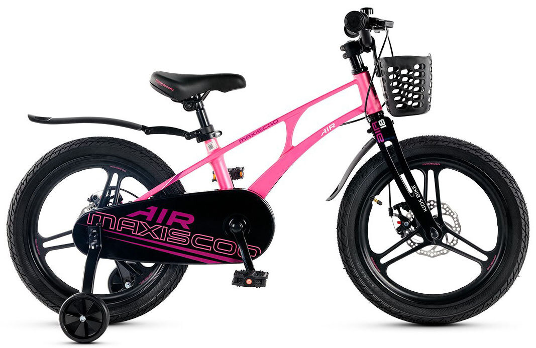 Детский велосипед Maxiscoo Air Pro 18' (2025) 18 Темно-розовый (115-130 см)