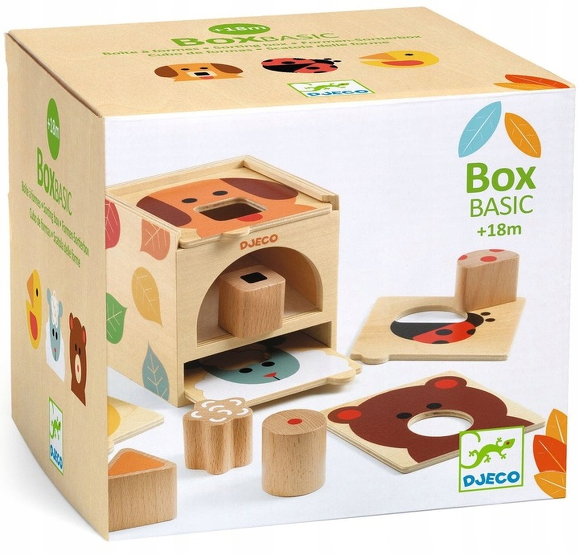 Сортер для детей Djeco - Деревянный сортировщик с блоками - DJ06219