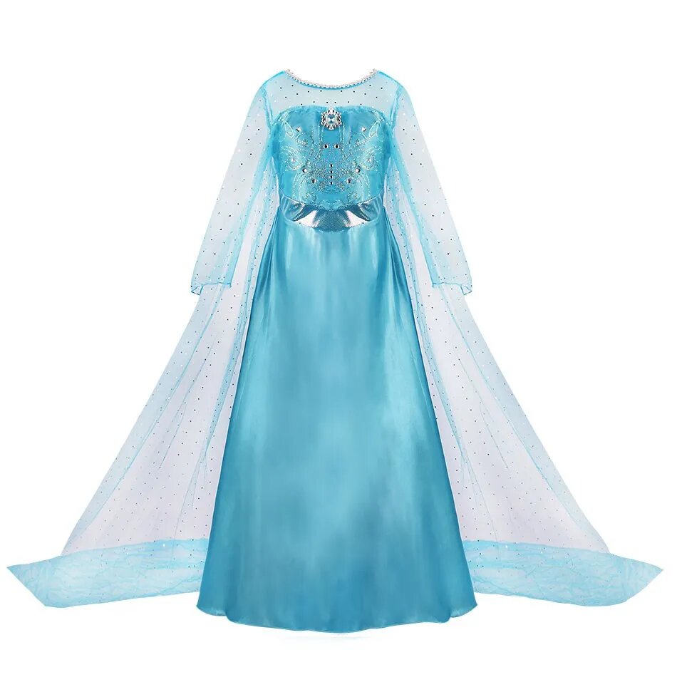 Детское платье принцесс Disney из полиэстера Size 140, DE14